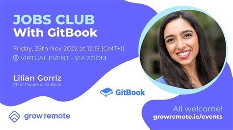 Grow Remote Jobs Club With Gitbook Online November 25 2022