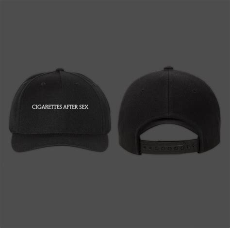Logo Baseball Cap White Logo Cigarettes After Sex Store