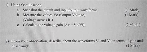 Solved Construct The Following Jfet Common Source Amplifier