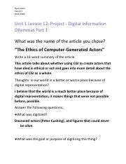 AP CSP Unit 1 Lesson 12 Project Pdf Ryan Cakici Period 7 9 13 2020 Unit 1 Lesson 12 Project