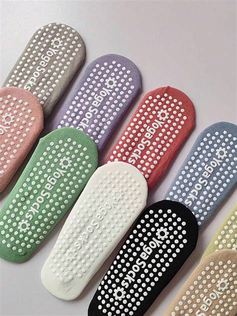 2 Pairs Women Pilates Non Slip Socks Pilates Sticky Socks Grip Yoga