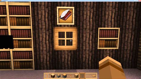 Unhak 마인크래프트 가구 사용할 수 있는 책장 Youtube