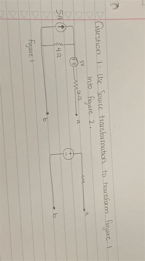 solved question 1 use source transformation to transform