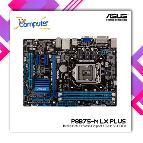Jual Motherboard Asus B75 P8b75 M Lx Plus Lga 1155 Intel B75 Chipset Ddr3 Second Shopee Indonesia