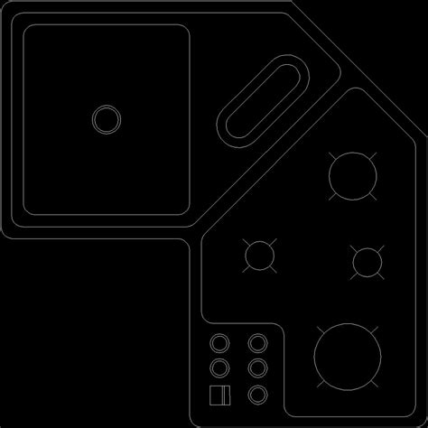 Kitchen Furniture Dwg Block For Autocad Designs Cad