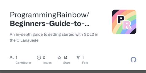 Github Programmingrainbow Beginners Guide To Sdl2 In C An In Depth Guide To Getting Started