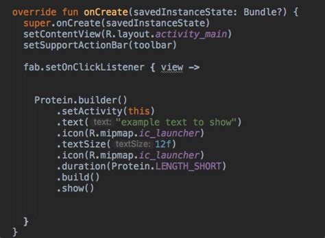 Github Egek Proteinbar An Android Kotlin Library For Fully Customizable Snackbars