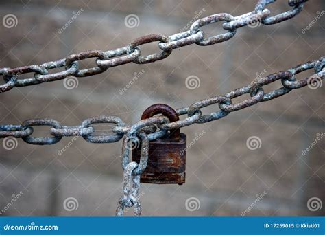 All Chained Up Stock Image Image Of Rust Links Lock