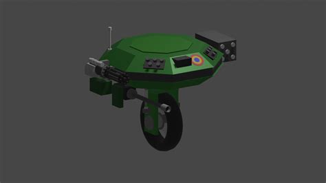 Romanian Gyroscope Assault Robot Concept R3dmodeling