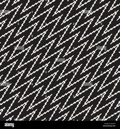 Repeatable Geometric Grid Texture Vector Seamless Mesh Pattern Monochrome Zigzag Lines