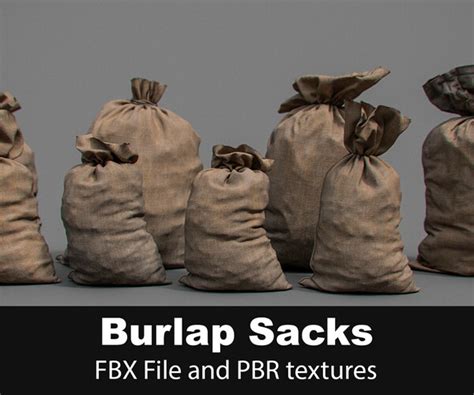Artstation Burlap Sacks Resources