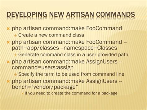 Ppt Laravel And Artisan Cli Powerpoint Presentation Free Download