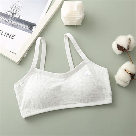 Girls Bra Underwear One Piece With Chest Pad Cotto Grandado