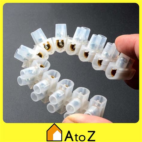 Pvc Wiring Wire Connector Connecter 5a 10a 15a 20a 30a Terminal Block Cable Barrier Penyambung