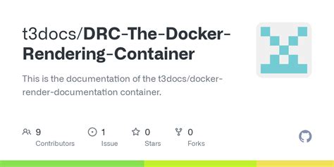 Github T3docsdrc The Docker Rendering Container This Is The