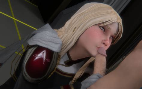 Rule 34 1girls 3d Blender Blonde Hair Clothed Female Earring Female Gloves Holding Penis