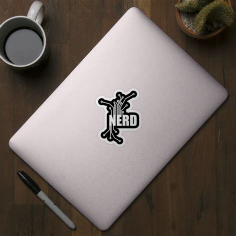 Nerd Circuit Board Computer CPU Technology Nerd Design Nerds Sticker TeePublic