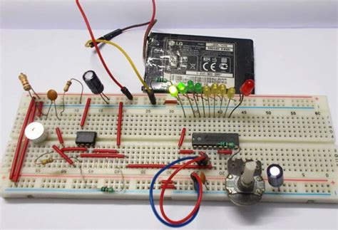 Electronic Circuits And Projects How To Make An LED VU Meter Using LM3914