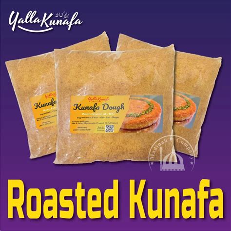 Kunafa Dough Roasted 500g Original By Yalla Kunafa Shopee Malaysia
