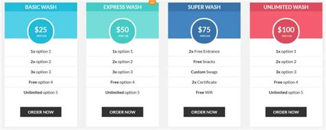 Beautiful Free HTML CSS Table Templates For FreshDesignweb