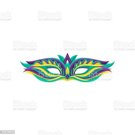 평면 스타일에서 활기찬 베네치아 마스크입니다 마디 그 라 축제입니다 아름 다운 옷 입은 파티에 대 한 특성입니다 초대장 엽서 또는 전단에 대 한 다채로운 평면 벡터 디자인