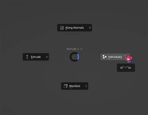 extrude pie menu addon r blender