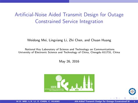 Pdf Artificial Noise Aided Transmit Design For Outage Constrained