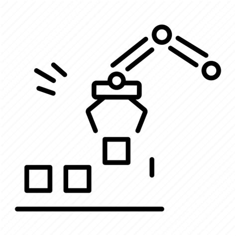 Robotic Arm Rpa Robot Automation Industrial Robot Machine Automation Icon Download On