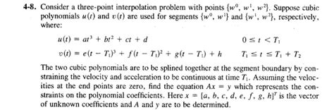 Solved Consider A Three Point Interpolation Problem Chegg