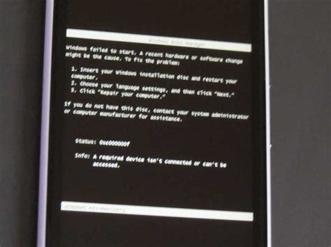 Windows Phone Error Message Tells Users To Insert Cd And Restart Your