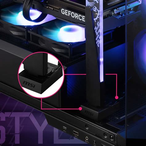 MSI MPG ARGB GRAPHICS CARD STAND White MSI US Official Store