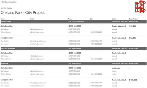 Formatted Sub List And Sub Status Report FAQs BuildingConnected Au