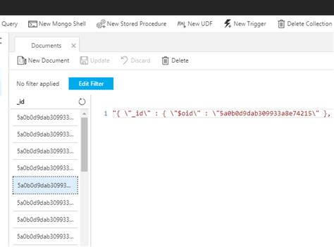 Mongodb Erroneous Data Explorer Azure Batch Python SDK Uploads Escaped Json Stack Overflow