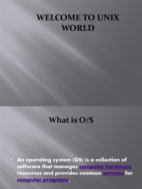 Unix Pdf Computer File Unix