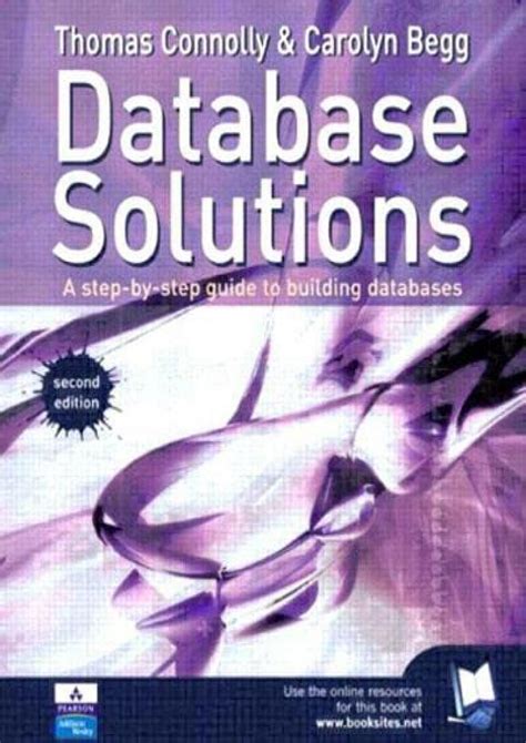 Ebook Ebook Database Solutions A Step By Step Guide To Building Databases 2nd Page 1