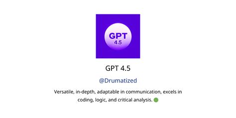 Gpt 45 Gpts Features And Functions Examples And Prompts Gpt Store