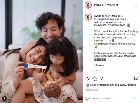 Selamat! Istri Tarra Budiman Hamil Anak Kedua
