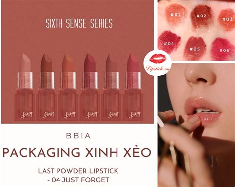 Son Bbia 04 Just Forget Màu Đỏ Đậm Đẹp Nhất Dòng Last Powder