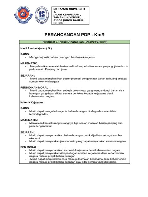 Tapak Kmr Tahun 6 Pdf