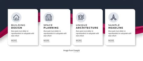 unique architecture css template by nicepage