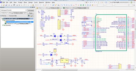 基于stm8单片机 hf a11 wifi模块工业升降柜电机控制板硬件（原理图 pcb）文件 aliutm设计的工程文件 csdn博客
