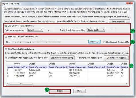 IMport Screen W Mate Software Tutorials