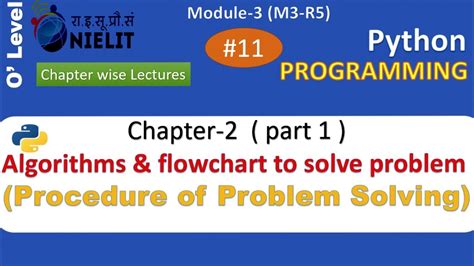 11 Olevel Python Programming Chapter 2 Part 1 Procedure For