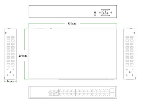 Bộ chuyển mạch quang Ethernet full gigabit 26 cổng Onv
