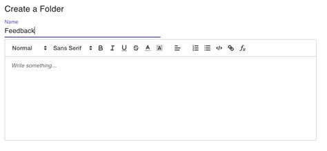 When Creating An Item Text Input Should Be Clear That Its A