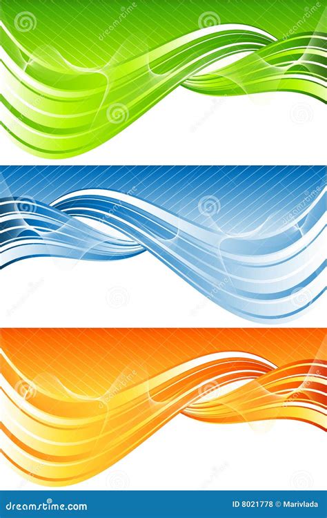 Vector Abstract Header Stock Vector Illustration Of Striped 8021778