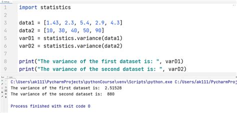 Python Statistics Module — Tutorialbrain