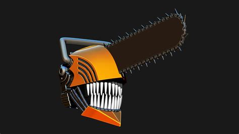 Chainsaw Man Helmet Denji Anime Cosplay 3d Model By Blackstar90