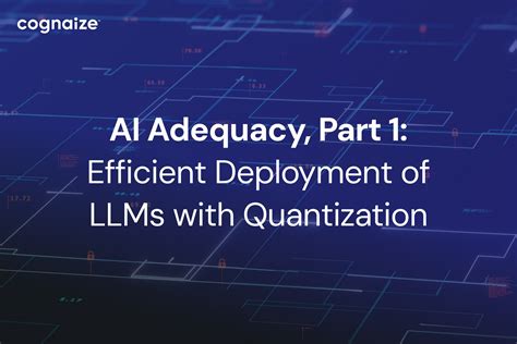 Ai Adequacy Part I Efficient Deployment Of Llms With Quantization