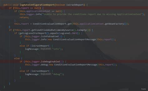Spring Boot 源码学习ConditionEvaluationReport 日志记录上下文初始化器 Huazie